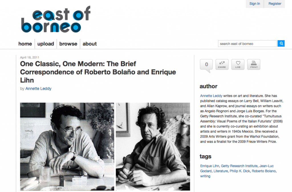 Las obras de Roberto Bolaño » Life of Bolaño